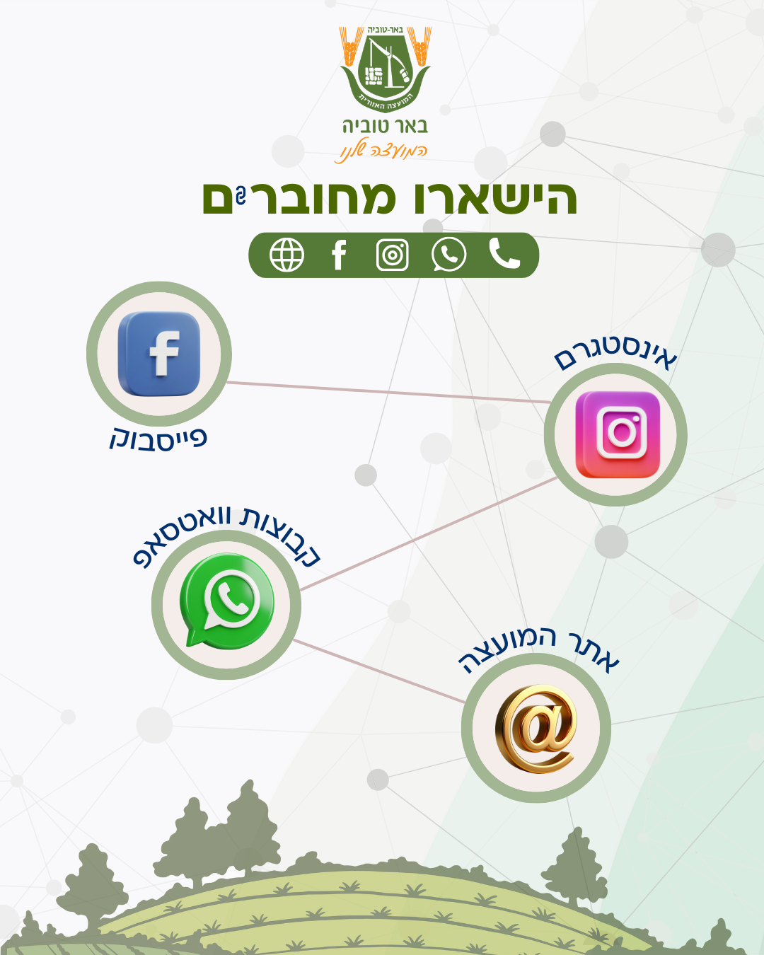 הצטרפו עכשיו לקישורים הרשמיים של המועצה האזורית באר טוביה | מועצה ...